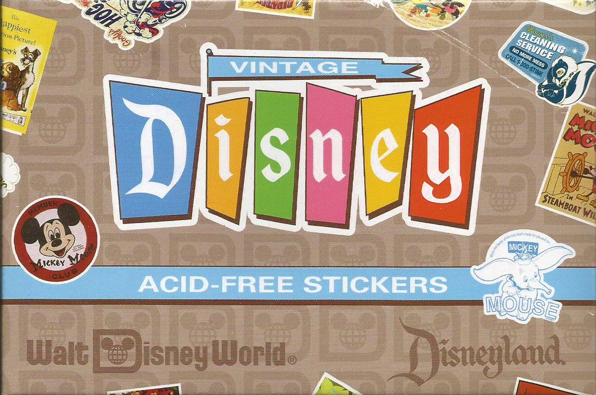 Disney Vacation Kingdom: "Vintage" Disney Stickers