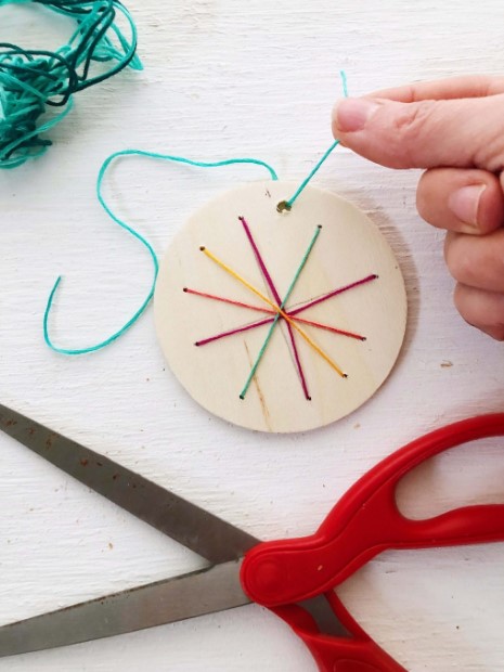 DIY Stitched Ornaments