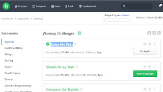 Hackerrank solution Simple Array Sum - Solution in C | Algorithms ...