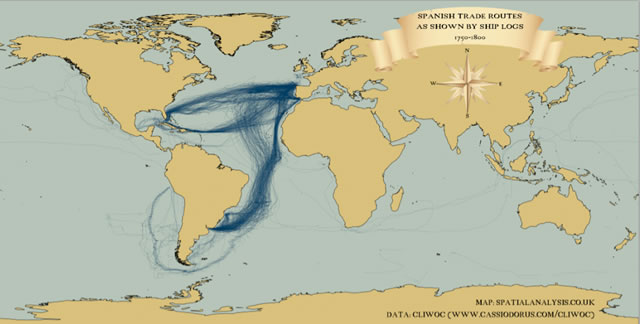 Gigamaster: Visualization : World Shipping Lanes