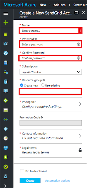 Enviar email en AZURE con SendGrid
