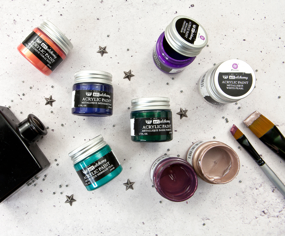 Finnabair: Colour and Shine - New Art Alchemy Metallique Paints!