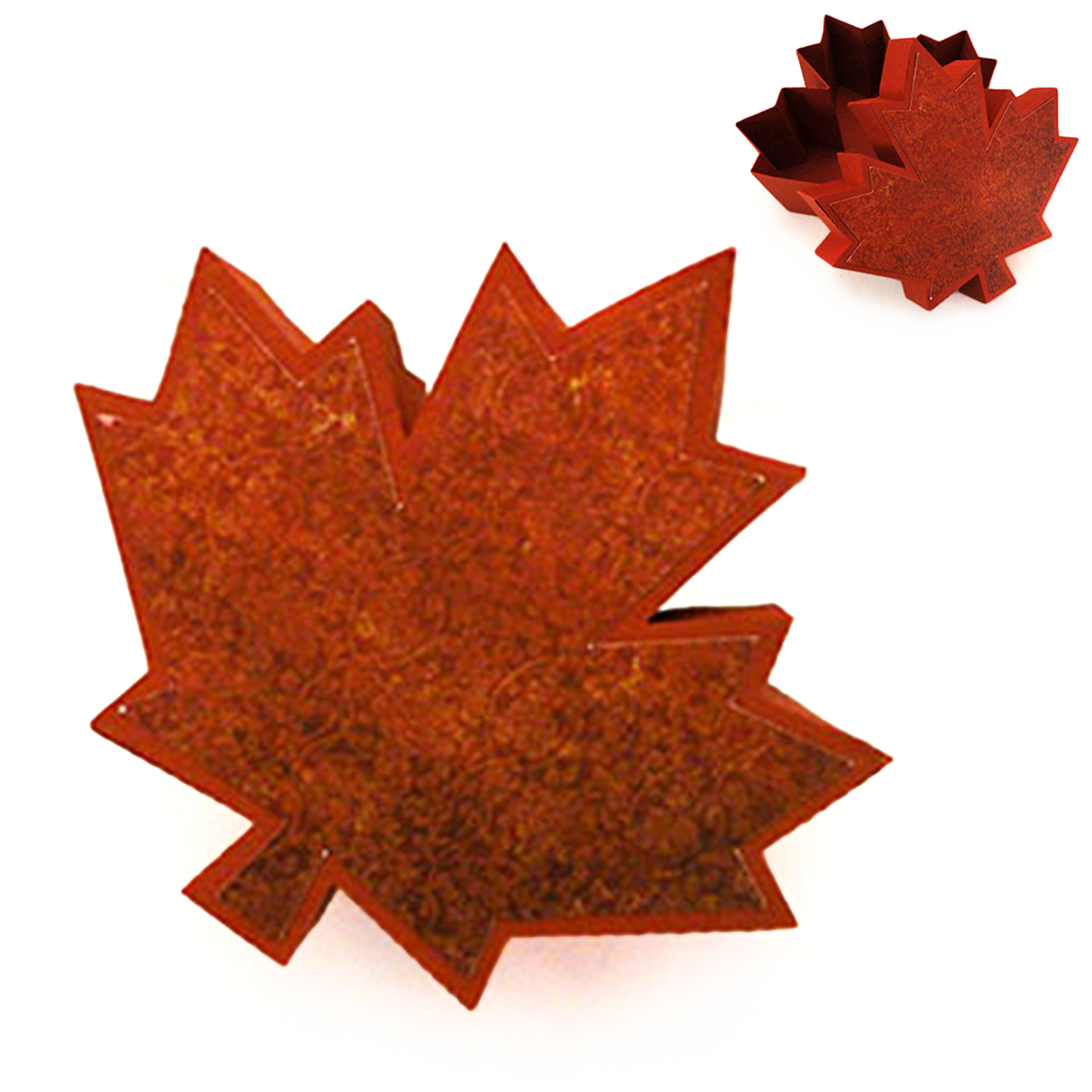 Needles 'n' Knowledge: Maple Leaf 3D Box Tutorial