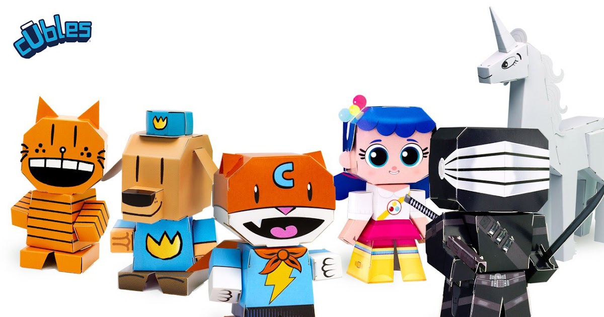 NickALive!: Cubles Partners With Nickelodeon for 3D Paperboard Toys