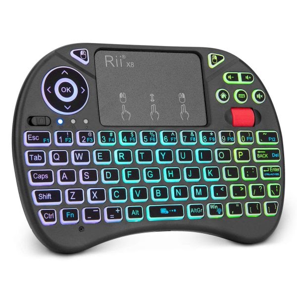 2.4G Mini Wireless Keyboard Remote Controls Touchpad for Android TV Box ...