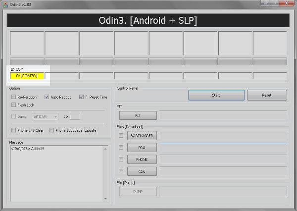 Pecellinandroid: Manual ODIN Guía básica ODIN