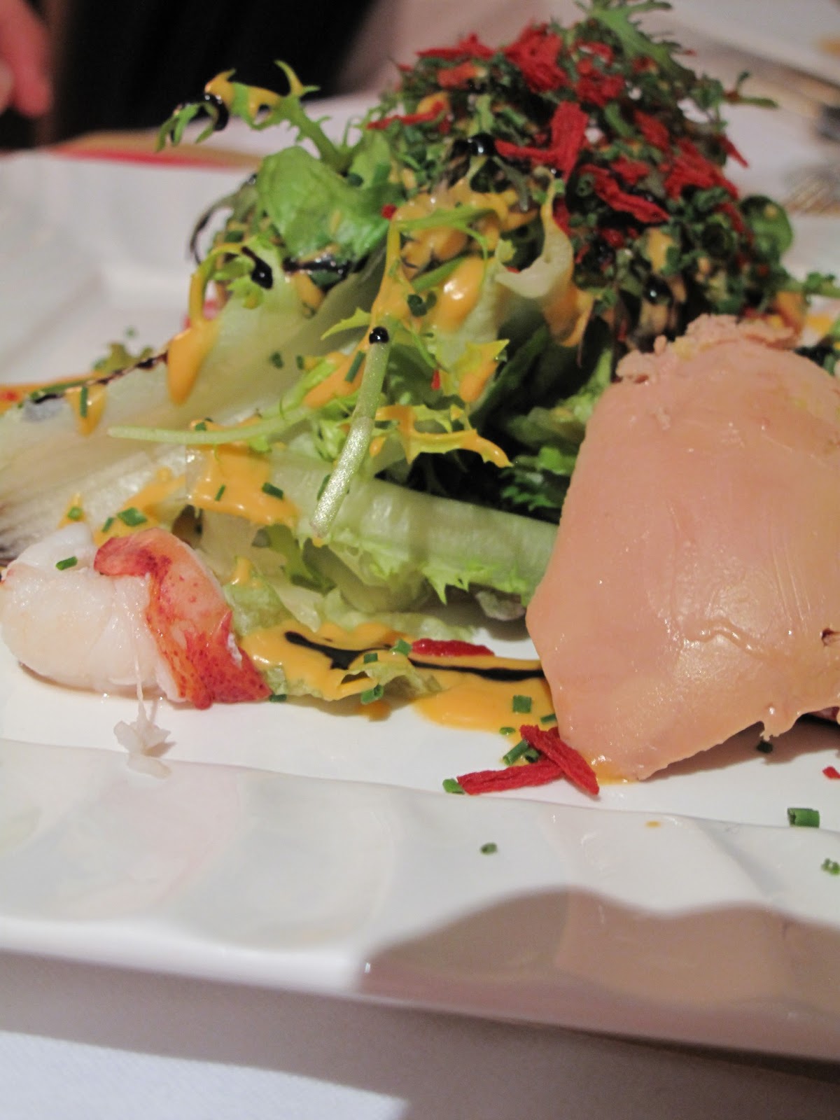 Le BLOG D'EPICURE: Hommage à Fernand Point: Salade, homard, foie gras ...