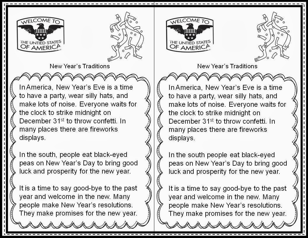 Classroom Freebies Too: Happy New Year Read and Write