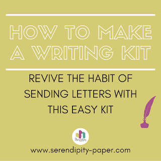 How to make a Writing Kit, It is more than letter sets