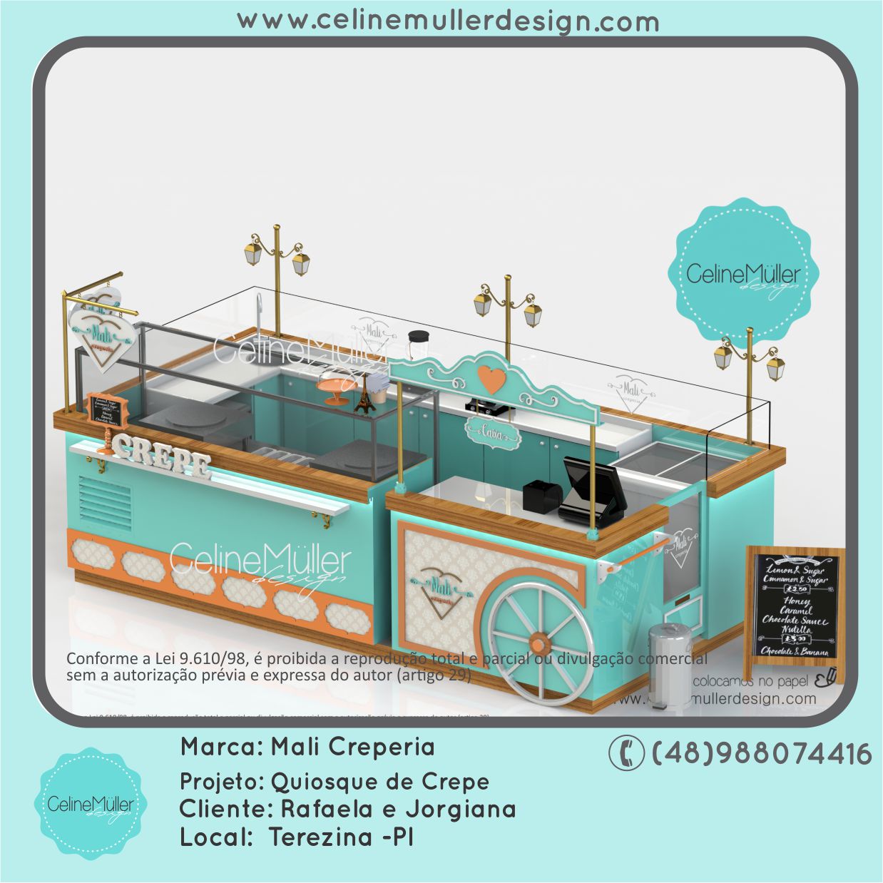 Celine Muller Design: Posso fazer um único projeto de quiosque e ...