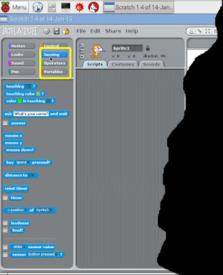 Kepython : RPi menggunakan Scratch