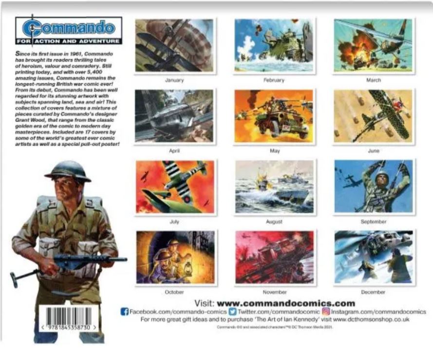 Boys Adventure Comics: UPDATED: Commando calendars