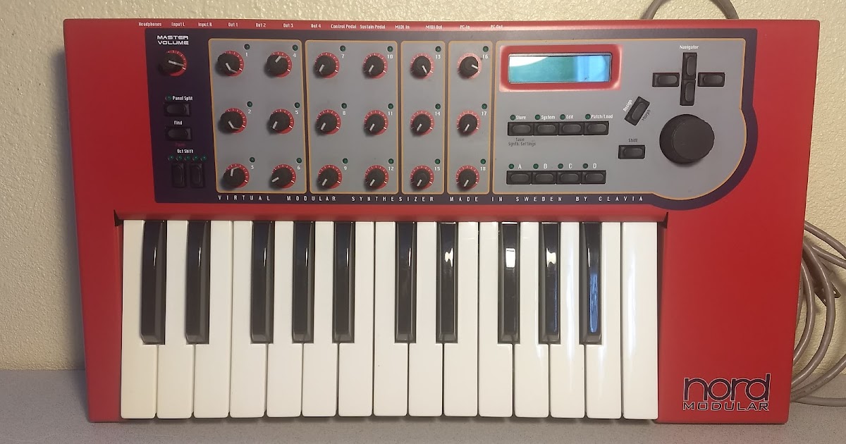 MATRIXSYNTH: Nord Modular 25-Key Virtual Synthesizer SN 99040924