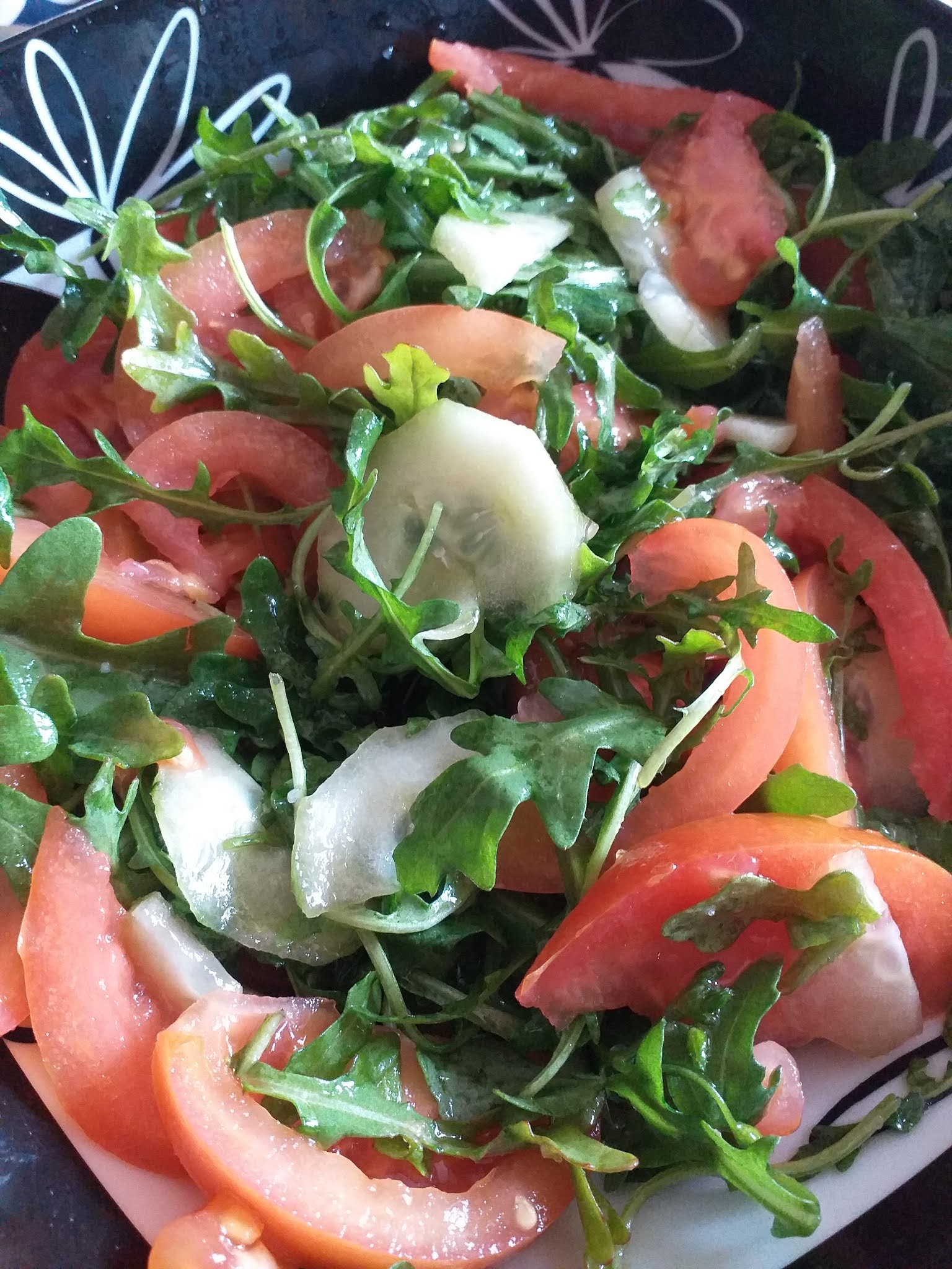 Dicas e Sugestões Gastronómicas: Salada fresca com rúcula