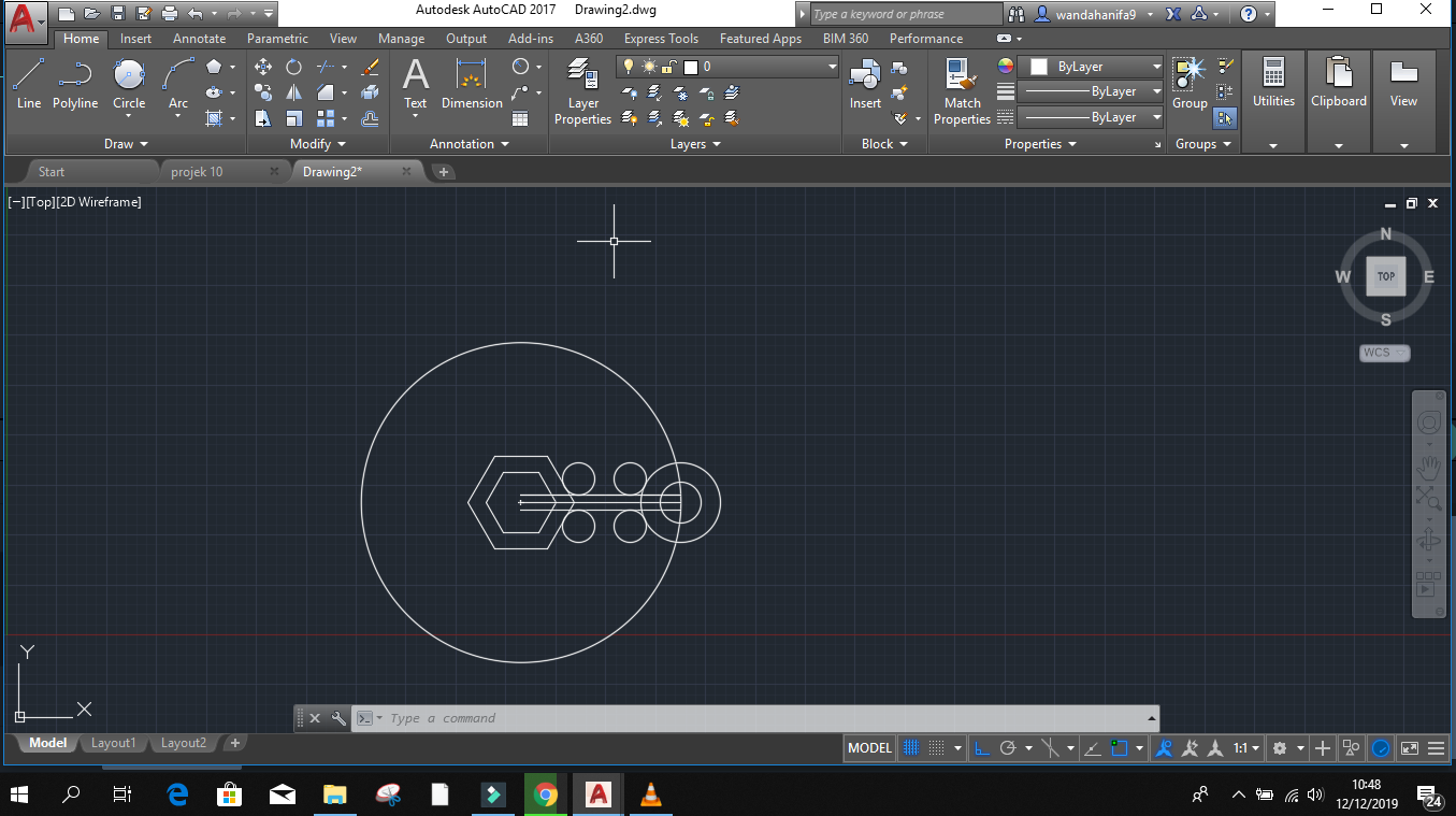 AYOO MULAI BELAJAR AUTOCAD PROJEK 11