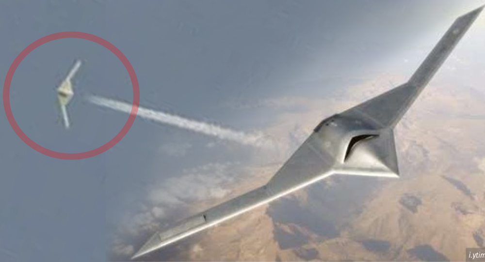 Sale a la luz pública foto que mostraría el nuevo drone secreto RQ-180 de los Estados Unidos ...