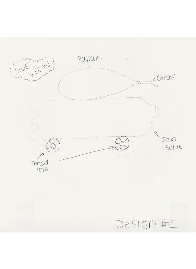 Newton's Scooter: Design 1: Balloon Car