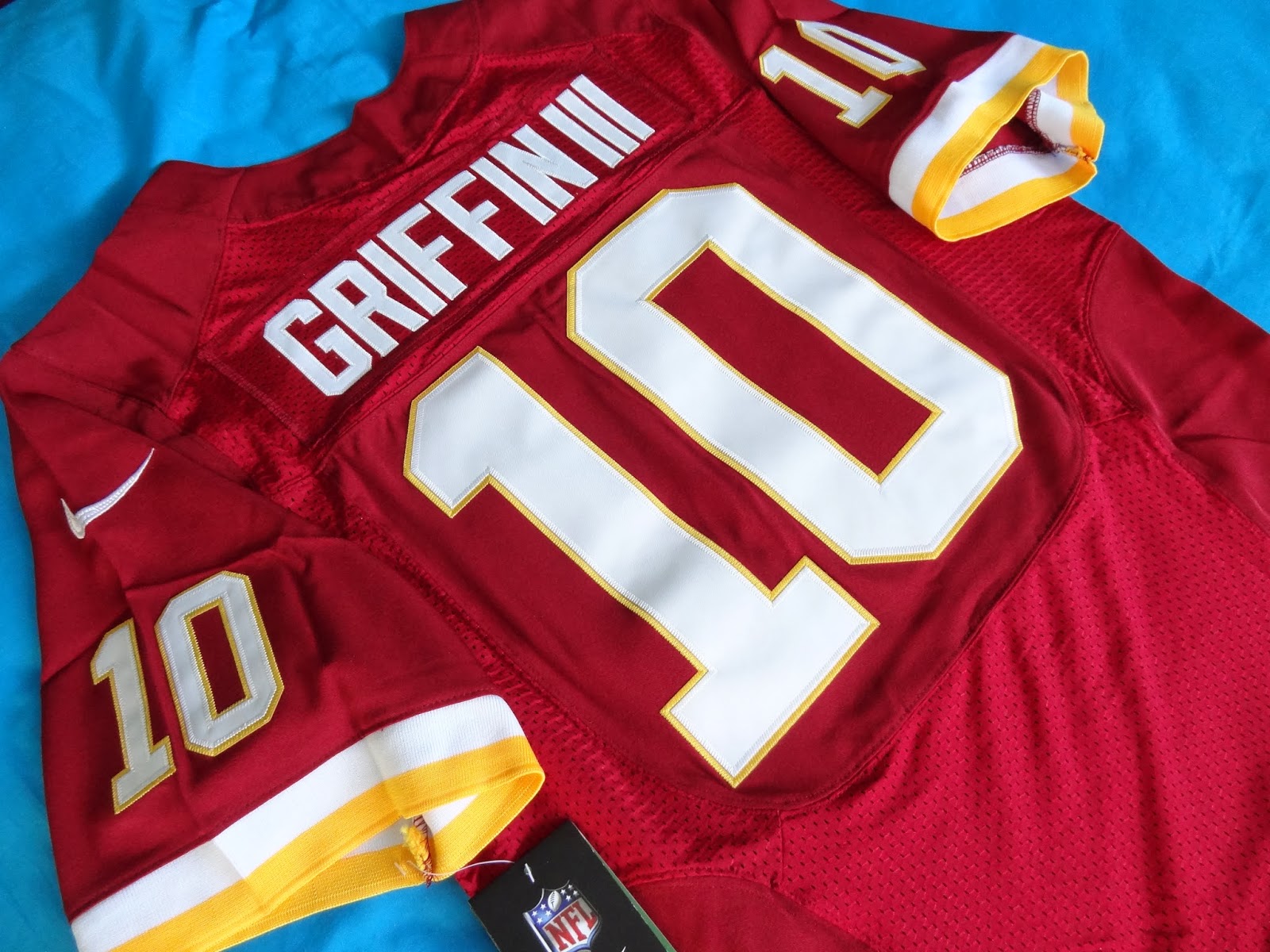 Football: Griffin III Washington Redskins Home Jersey. Brand New.