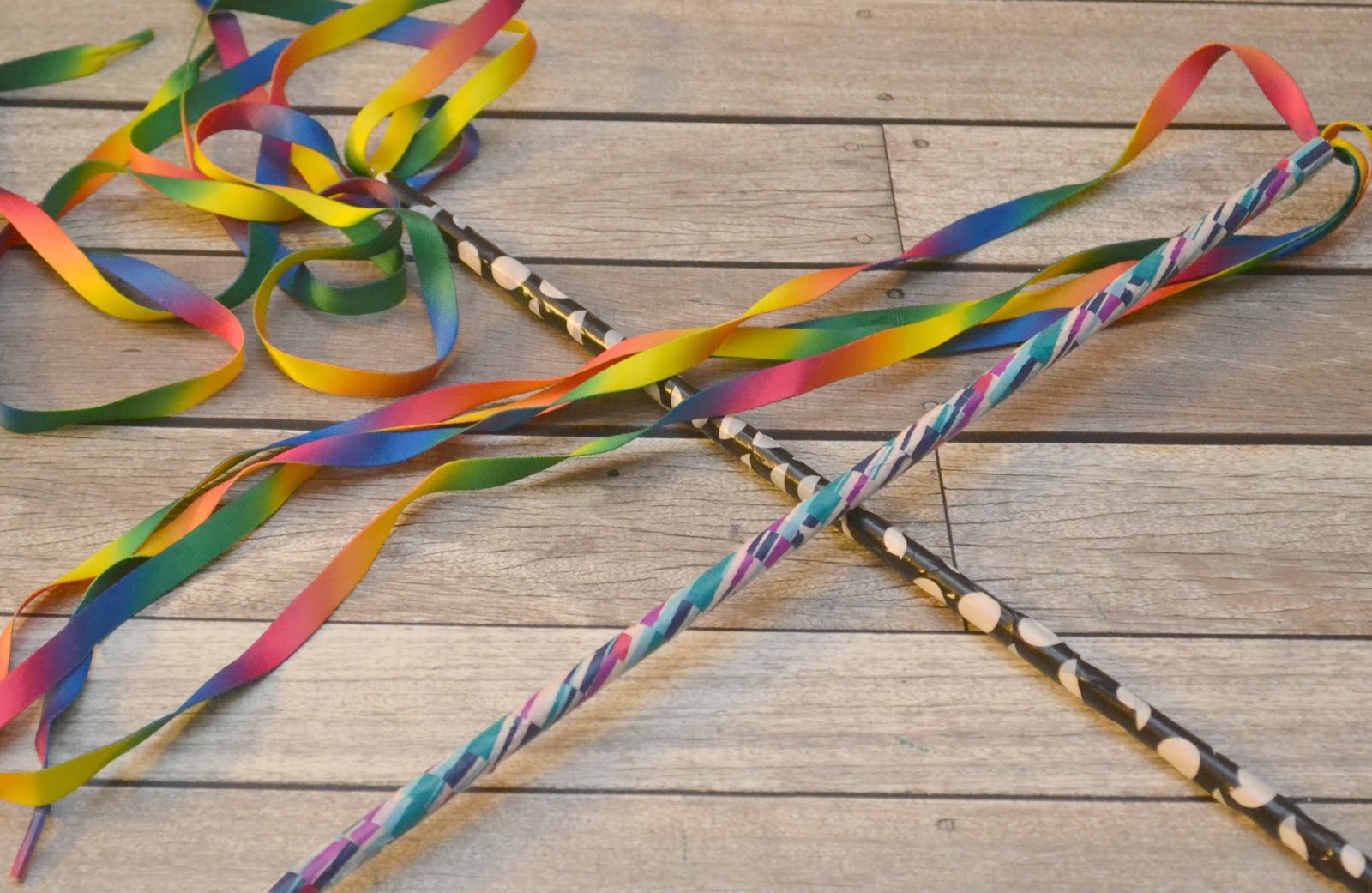 DIY Cat Charmer Ribbon Wand Cat Toy - Building Our Story