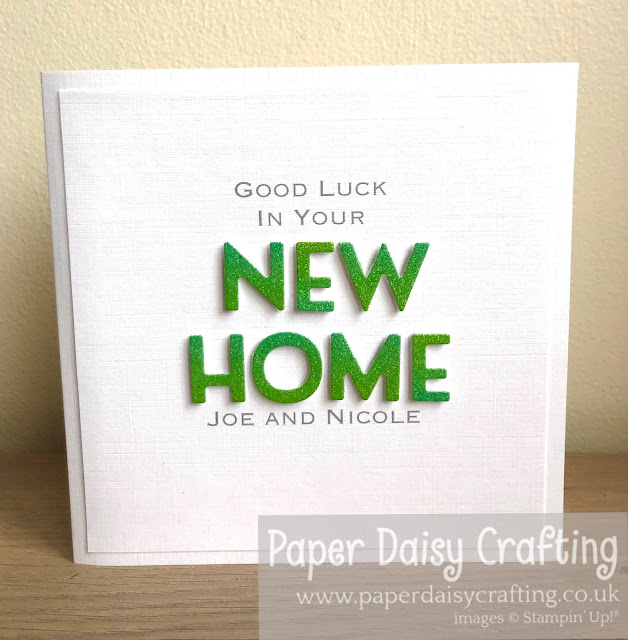 Paper Daisy Crafting: New Home card with Playful Alphabet
