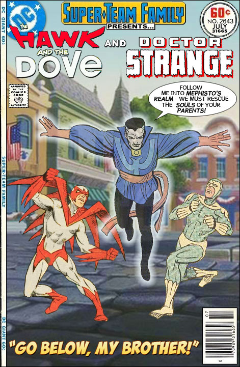Super-Team Family: The Lost Issues!: Hawk & Dove and Doctor Strange