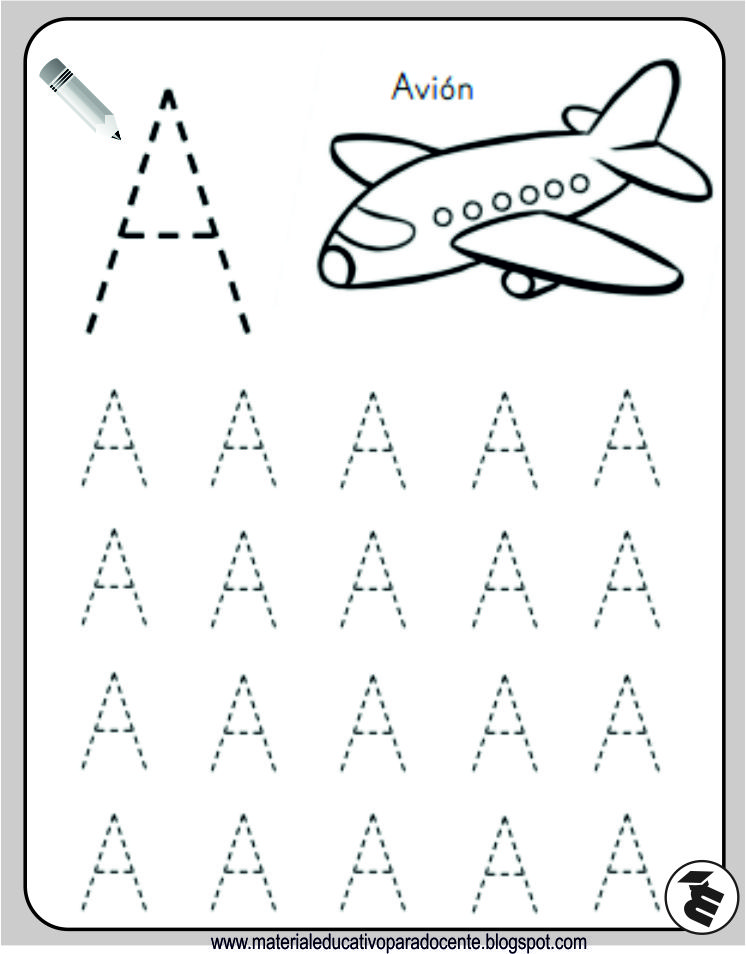 Abecedario Grafomotricidad Completo Escritura Imageneseducativas ...