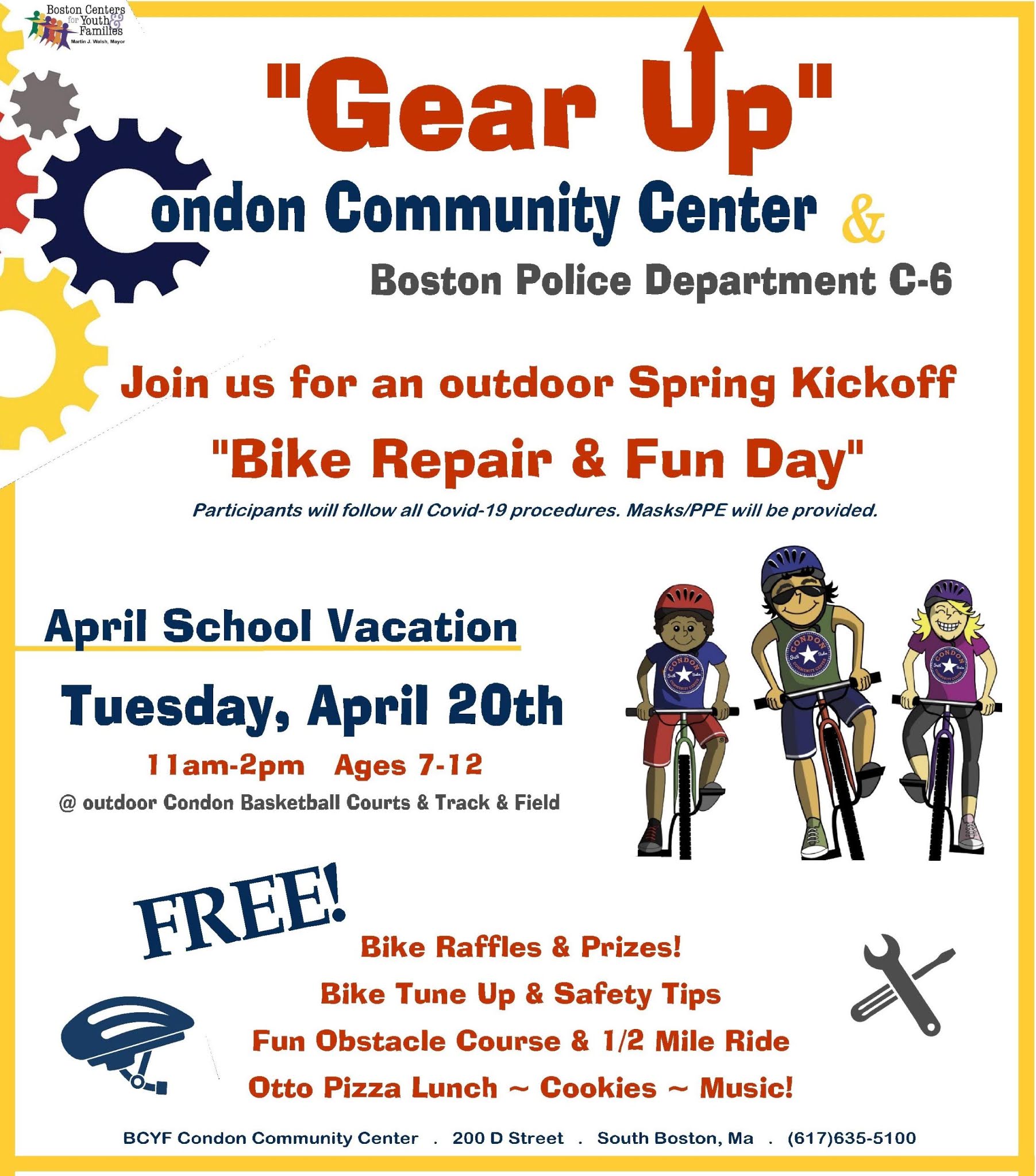 Fort Point Boston Blog: Gear Up Kids: Bike Raffle, Repair & Fun Day