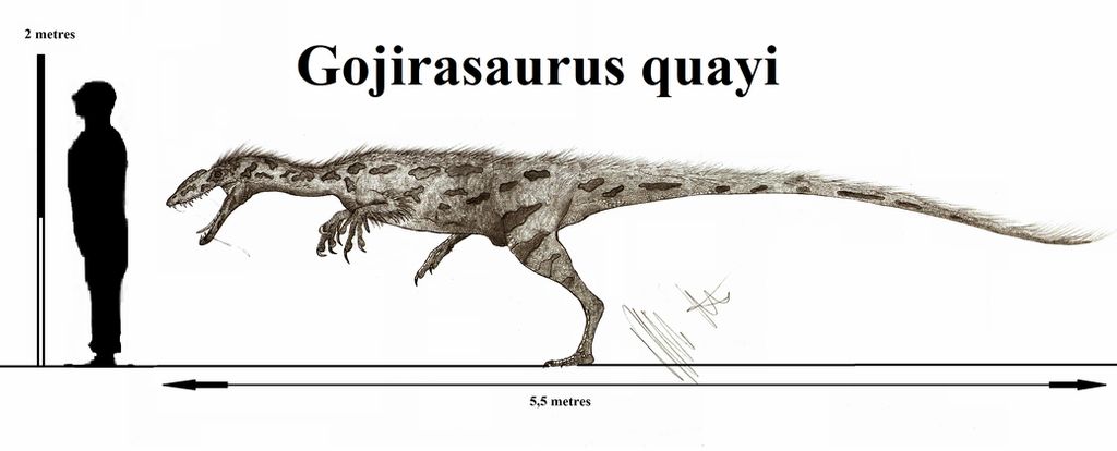 a mesozoic field guide: Gojirasaurus