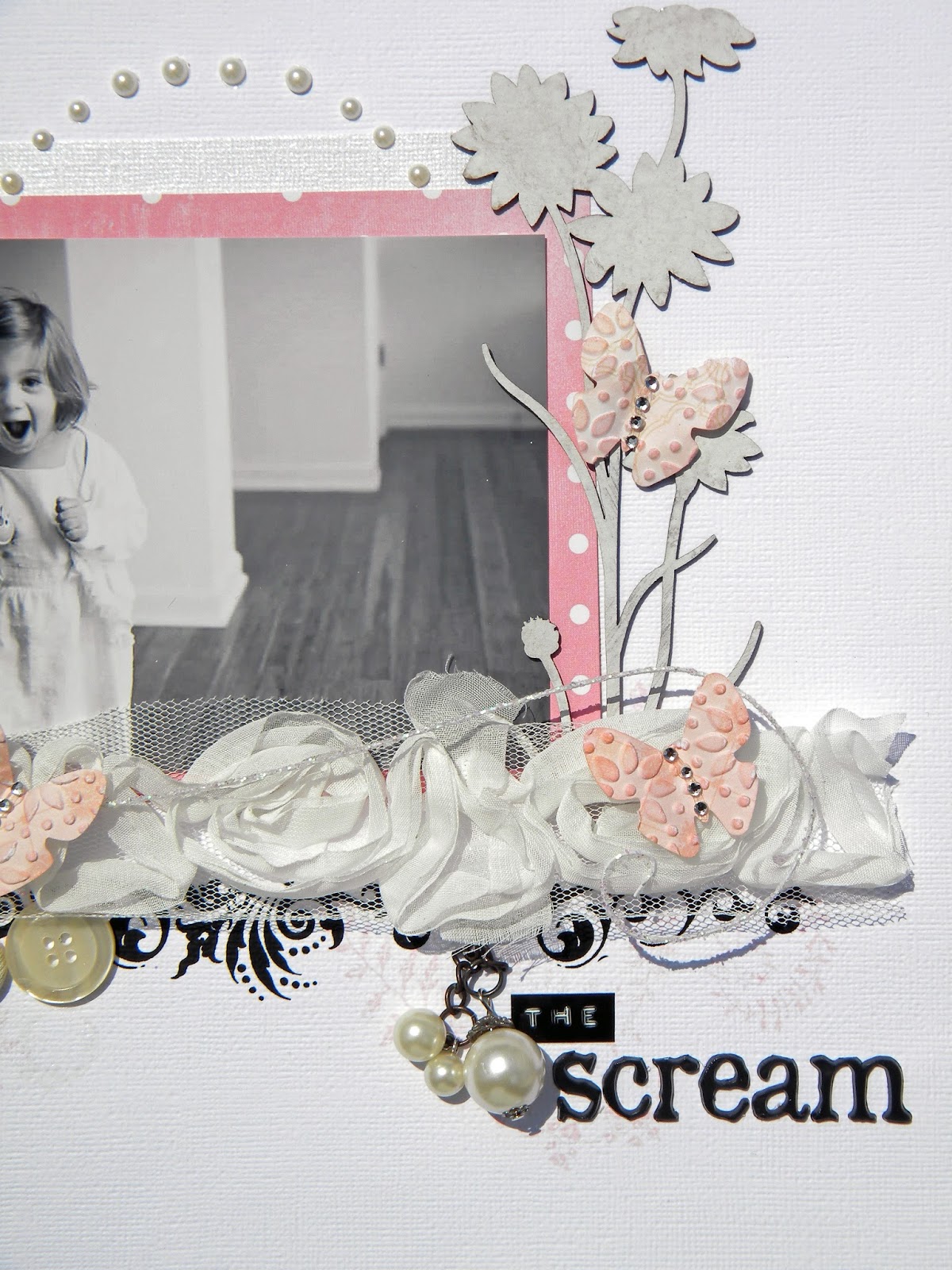 The Scream, a Scrapbook Layout and Gone Junkin'