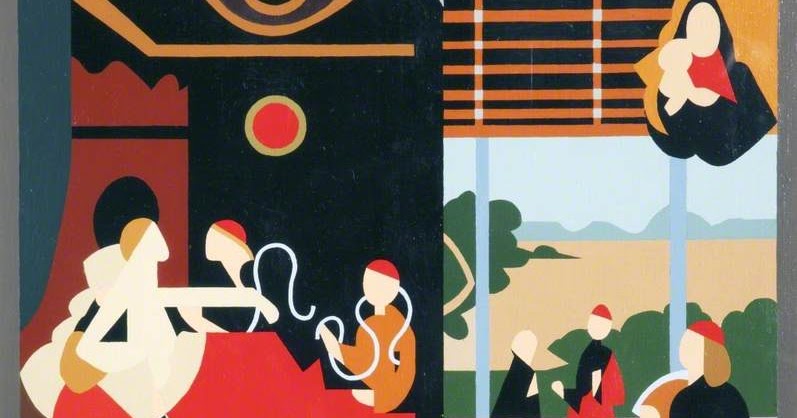 Spencer Alley: Painted Figures (Stylized, Distorted) - After 1970