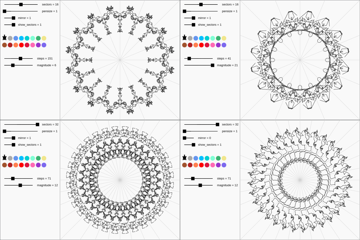 Auto Generated Mandalas
