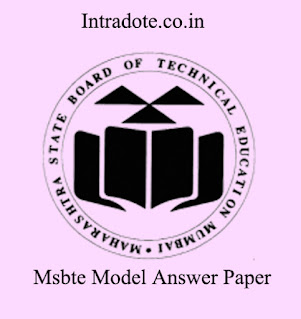 MSBTE MODEL ANSWER PAPER 2023 - Intradote.co.in