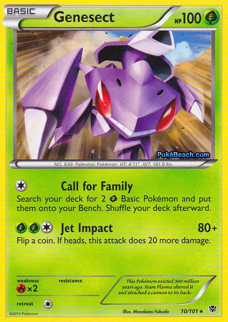 Genesect -- Plasma Blast Pokemon Card Review | PrimetimePokemon's Blog