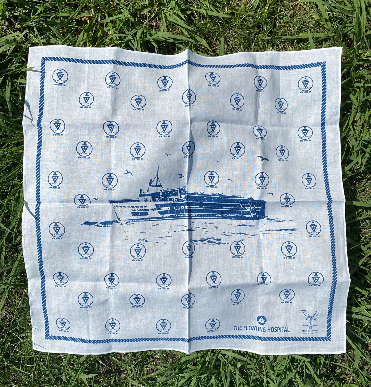 Attack & Conquest x The Floating Hospital "Lila" Bandana