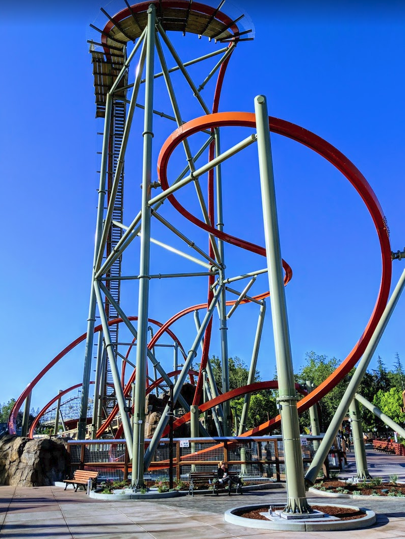 The San Jose Blog: RailBlazer is the new coaster at Great America for 2018