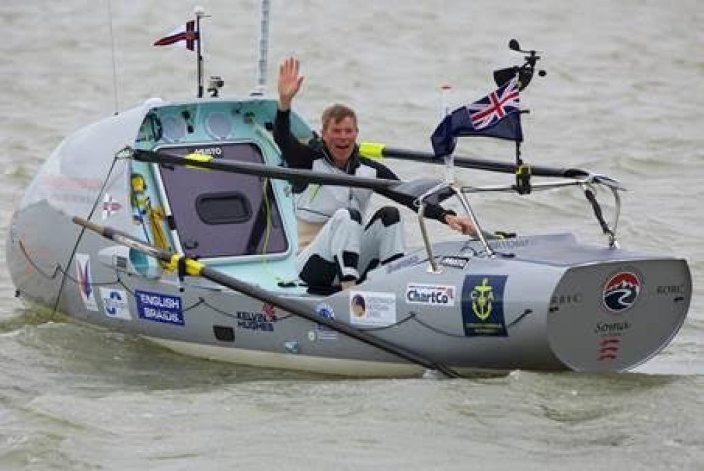 Bill's Log: Charlie Pitcher – Has Started His Row around Britain