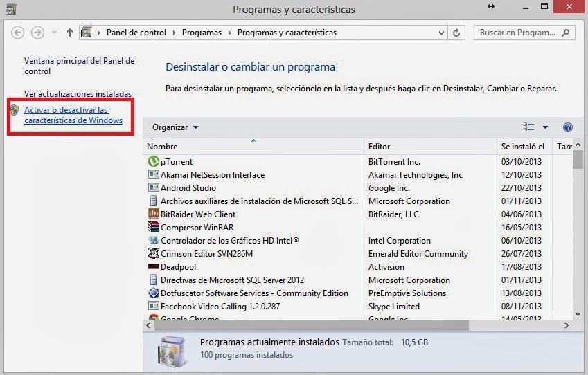 Tutorial Instalar y Configurar IIS en Windows 8 Tutorial Instalar y Configurar IIS en Windows 8