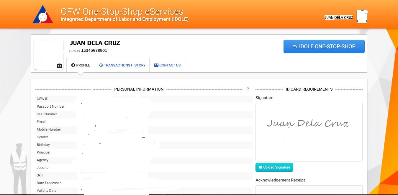 How to get iDOLE OFW CARD in simple steps!