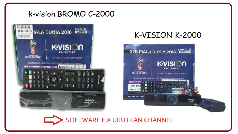 Software K-Vision Bromo C-2000 dan K-Vision K-2000 - Fix Urutan Channel ...
