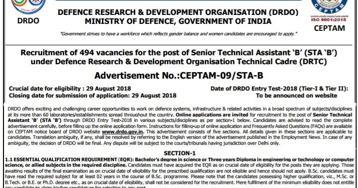 Afterengineeringguide: CEPTAM 9 (DRDO)