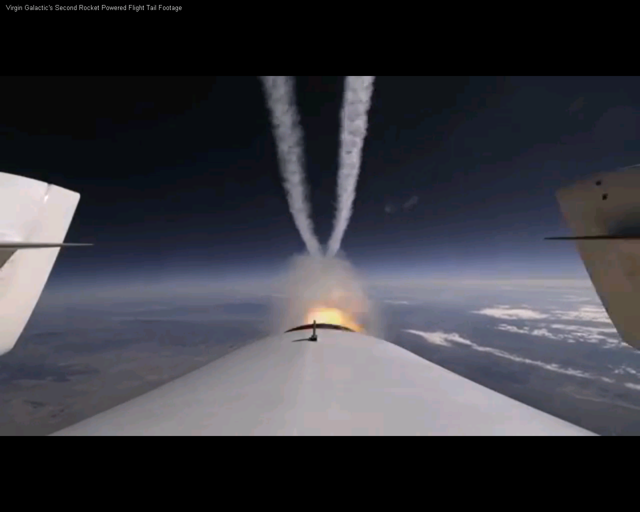 News Spazio: SpaceShipTwo, il video del 2° Powered Flight da un punto ...