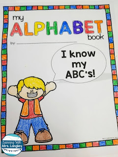 Fun with ABC Books and an alphabet FREEBIE | Learning with Mrs. Langley