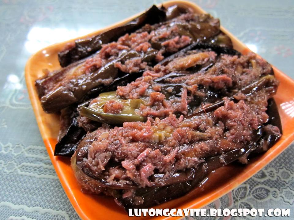 Lutong Cavite : Nilagang Talong at Bagoong