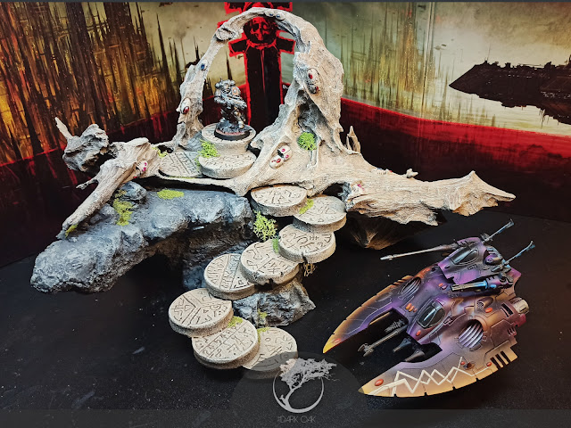 The Dark Oak: Eldar Webway gate - Scratchbuild terrain Part II