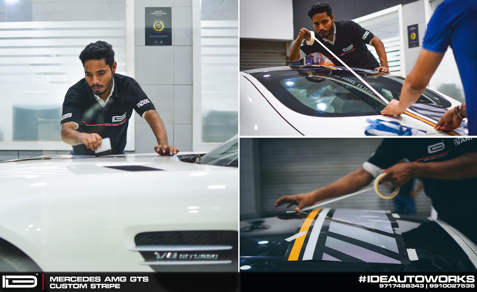 Mercedes AMG GTS: Custom Stripes | IDE Autoworks
