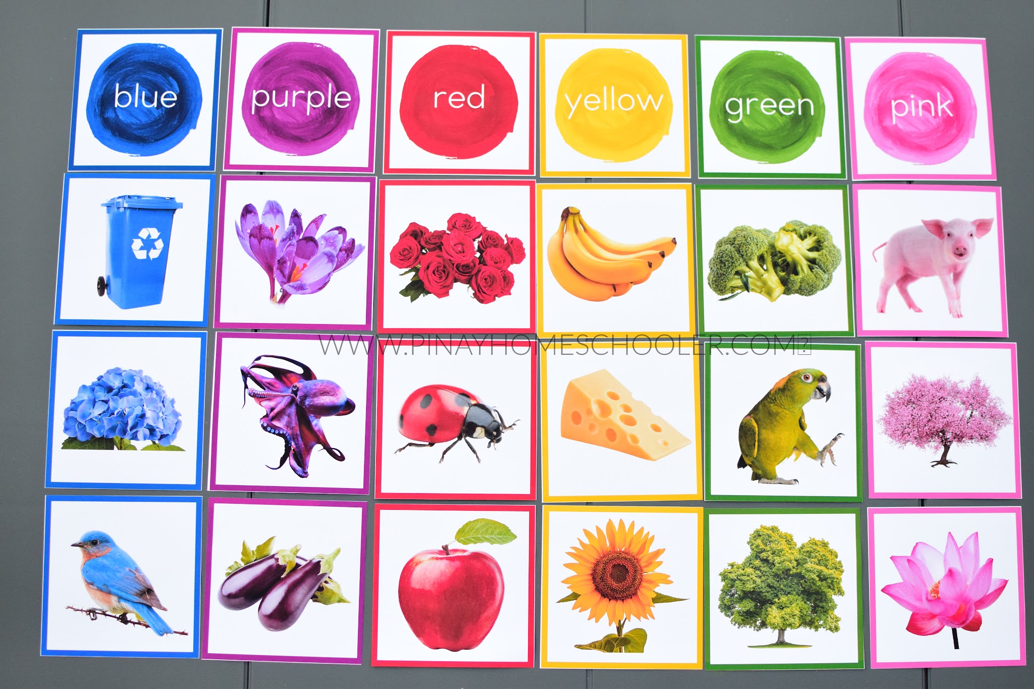 Montessori Inspired Color Printable Materials | The Pinay Homeschooler