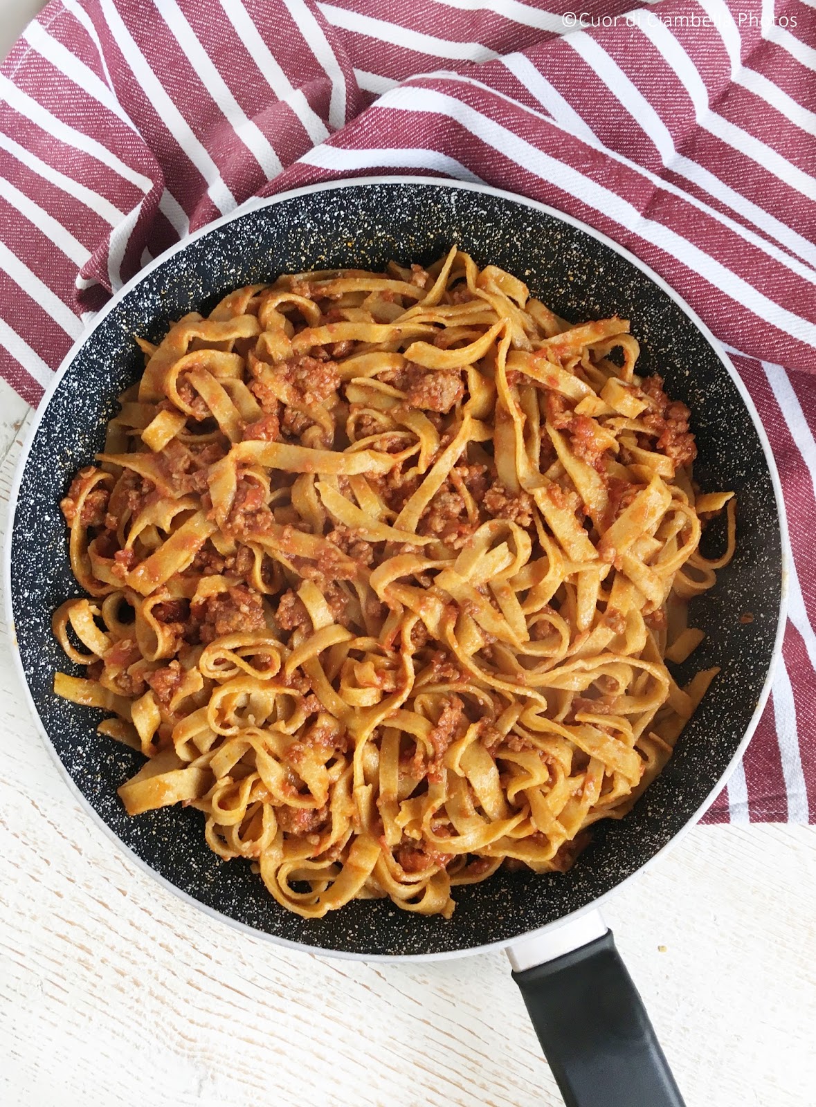 Tagliatelle al Ragù e viva la Romagna - Cuor di Ciambella