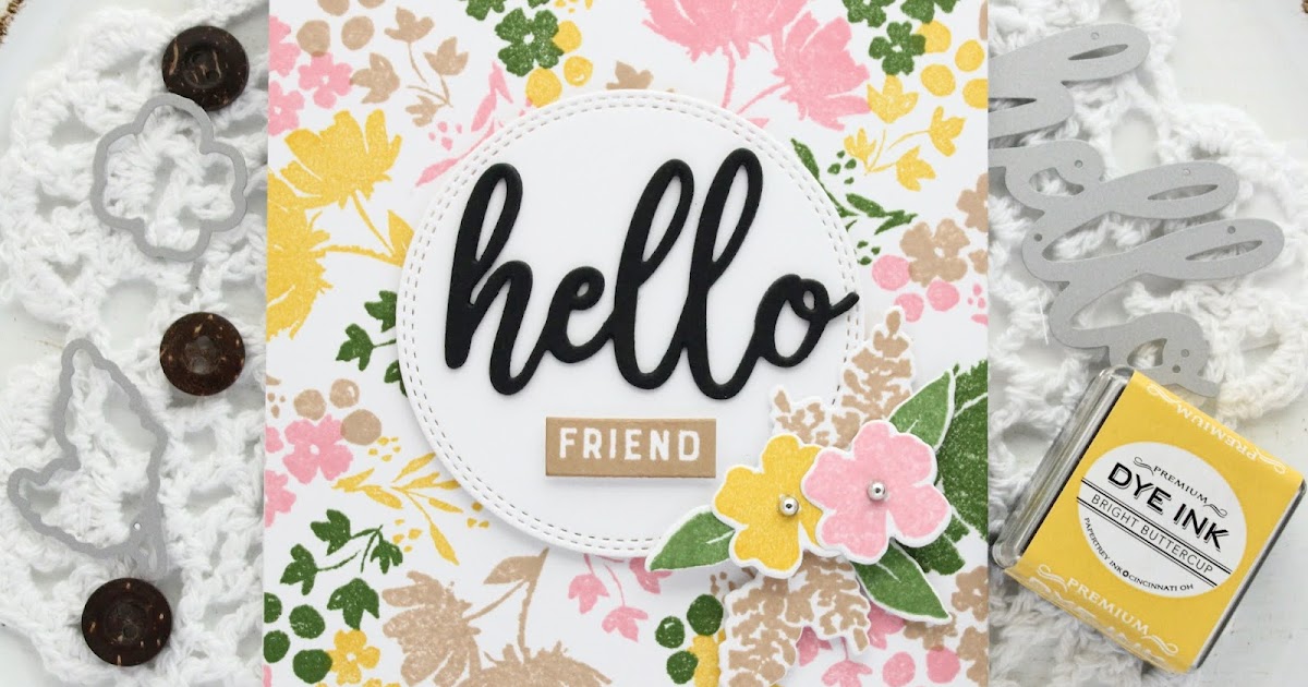 MY LIFE by Silke Ledlow: COLOR THROWDOWN #637 AND TTTC108 - HELLO FRIEND