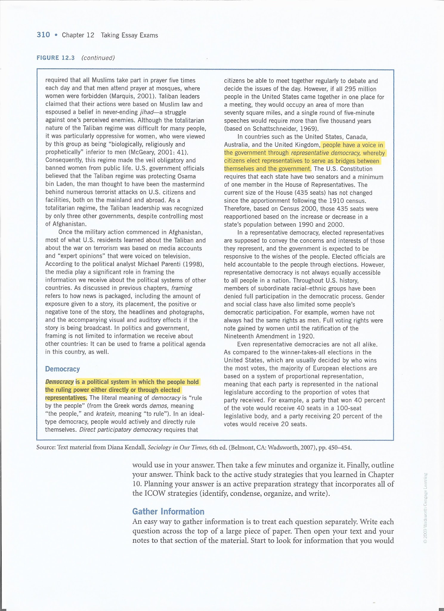 10) READING TEXT (FIGURE 12.3: VAN BLERKOM,2009,pg 309)
