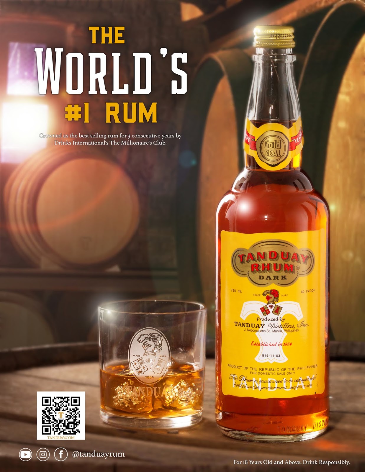 Tanduay Rhum Aims to Maintain Its Number 1 Spot With International ...